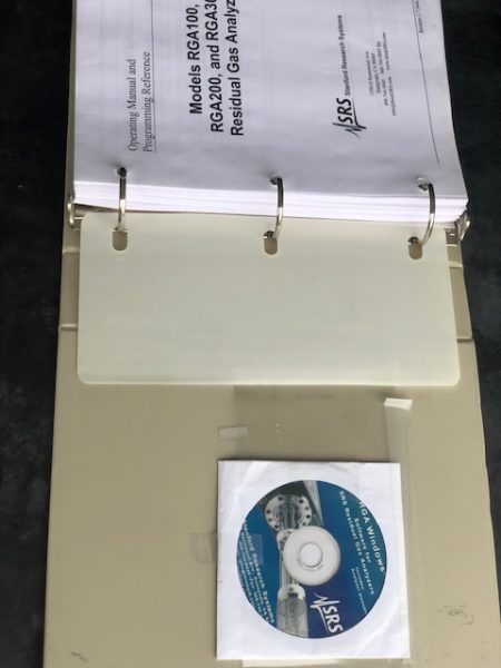 SRS RGA100 Gas Analyzer - HVS Services